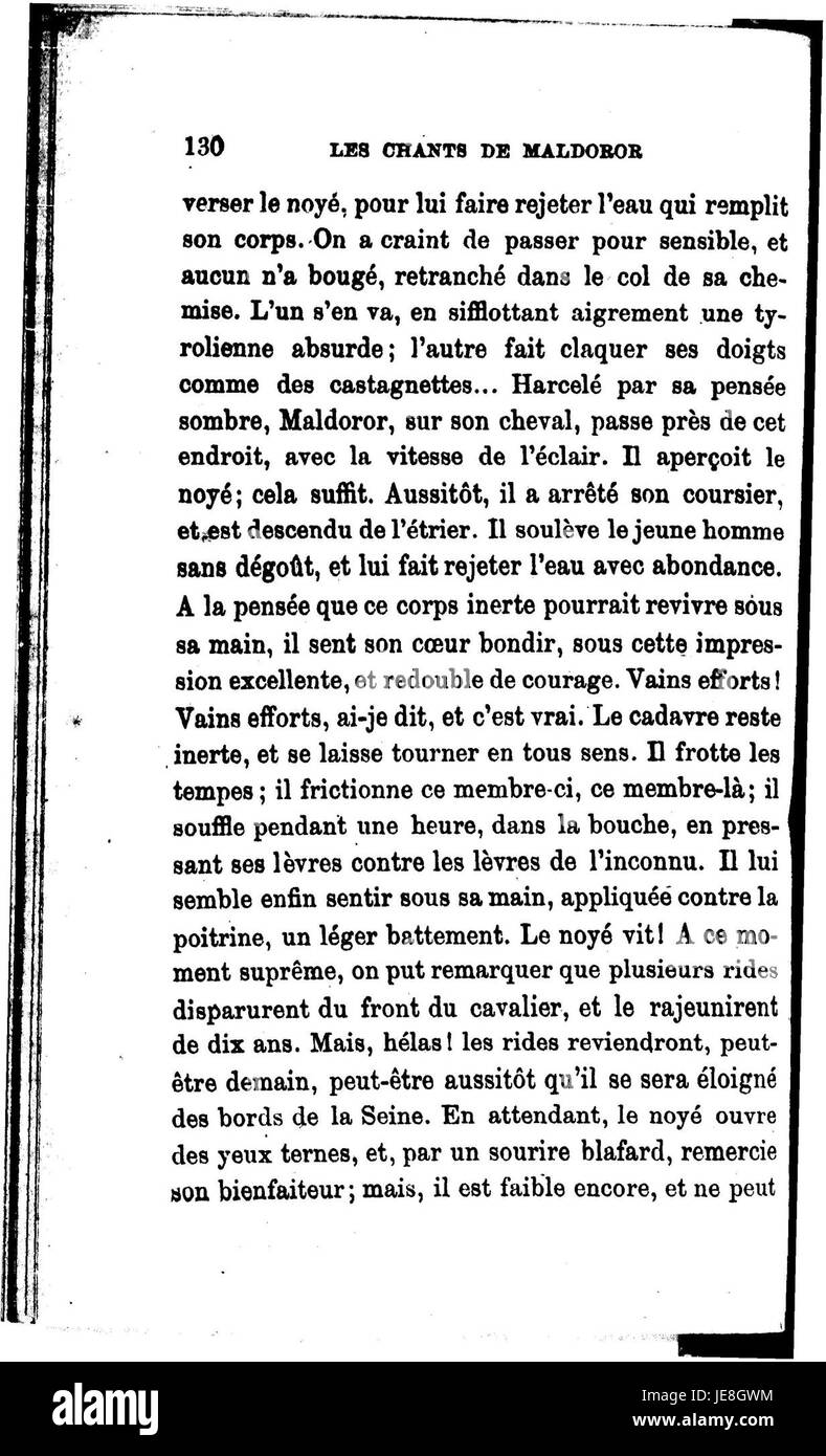 'Chants de Maldoror' is a poetic work written by Comte de Lautréamont ...