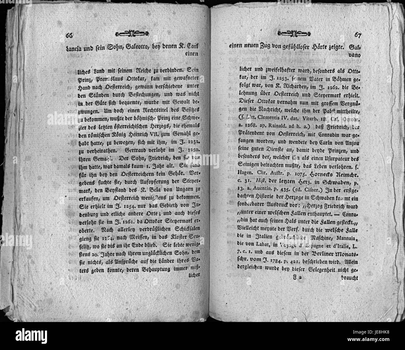 A historical image of Conradin, depicting a moment from his life or ...