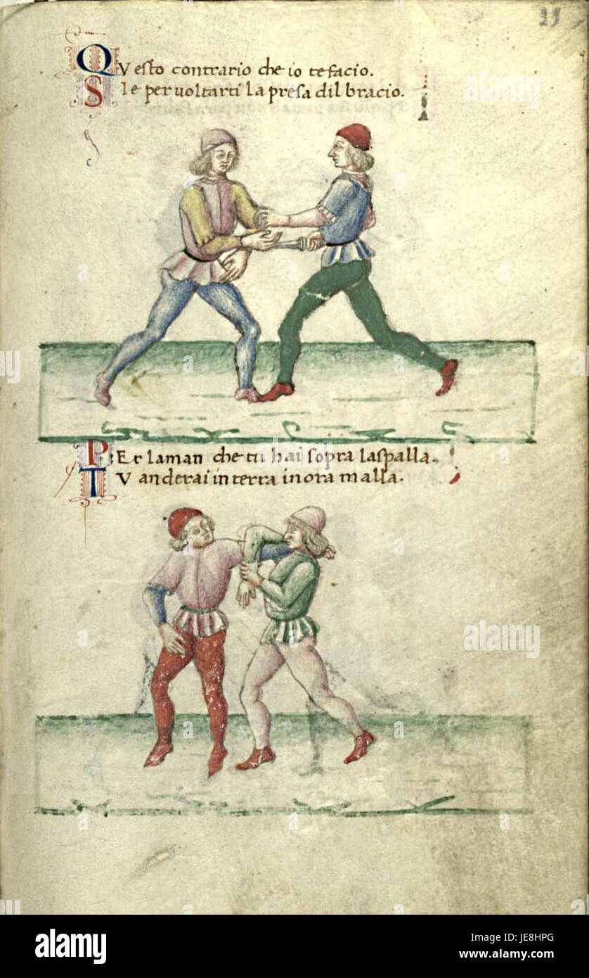 A page from Codex 1324, a medieval manuscript, featuring illuminated ...