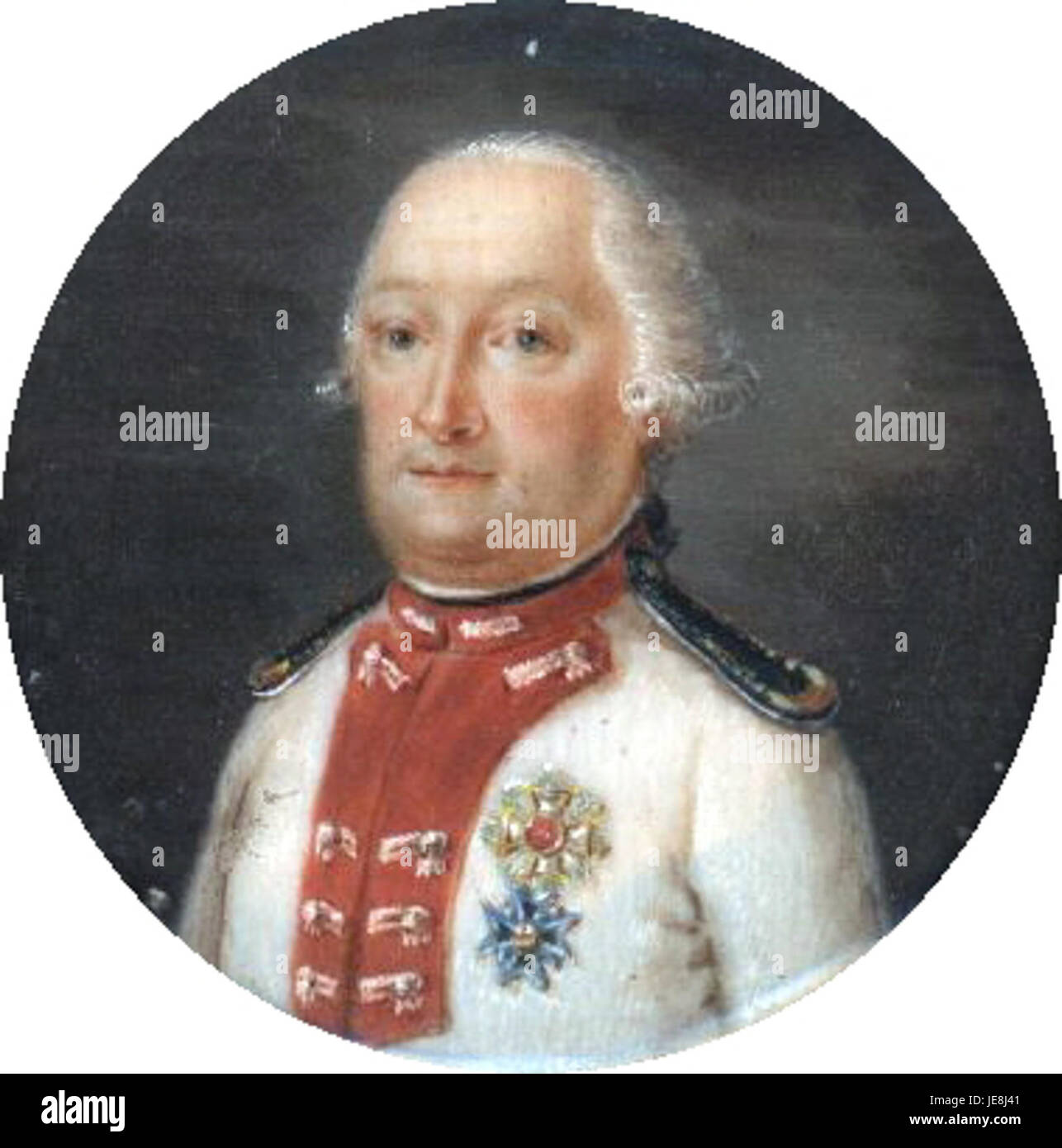 A historical portrait of Charles August of Zweibrücken, a notable ...
