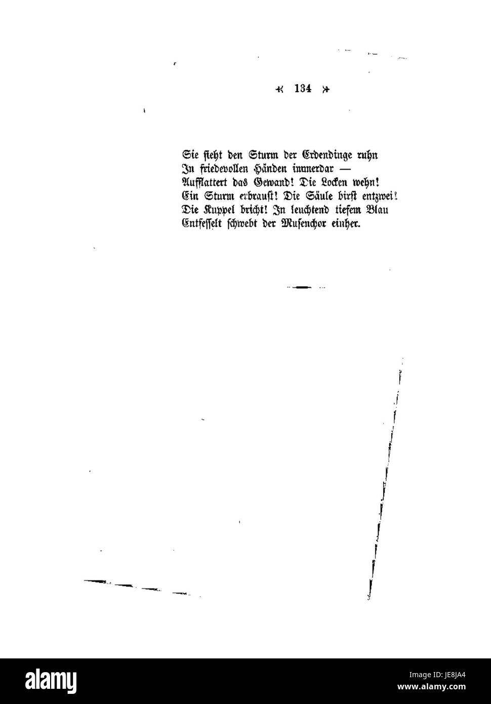 A collection of poems from Conrad Ferdinand Meyer, page 134, showcasing ...