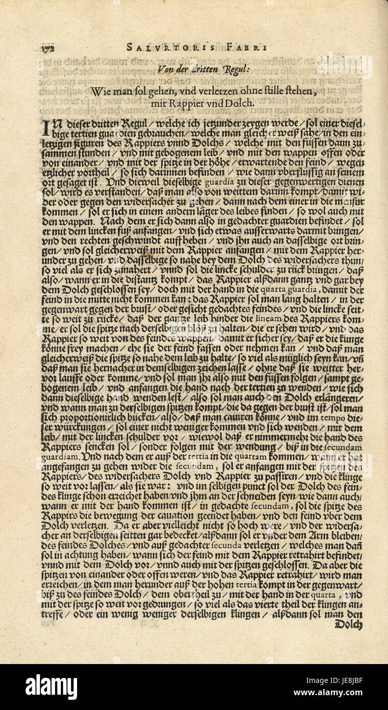'De Fechten' by Fabri, dated 1720, is a depiction of historical fencing ...