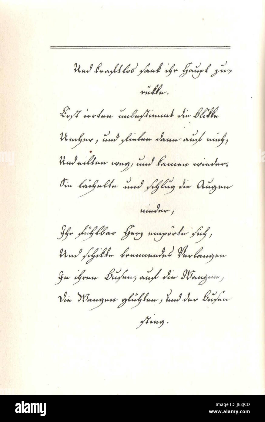This manuscript by Johann Wolfgang von Goethe, titled 'Annette ...
