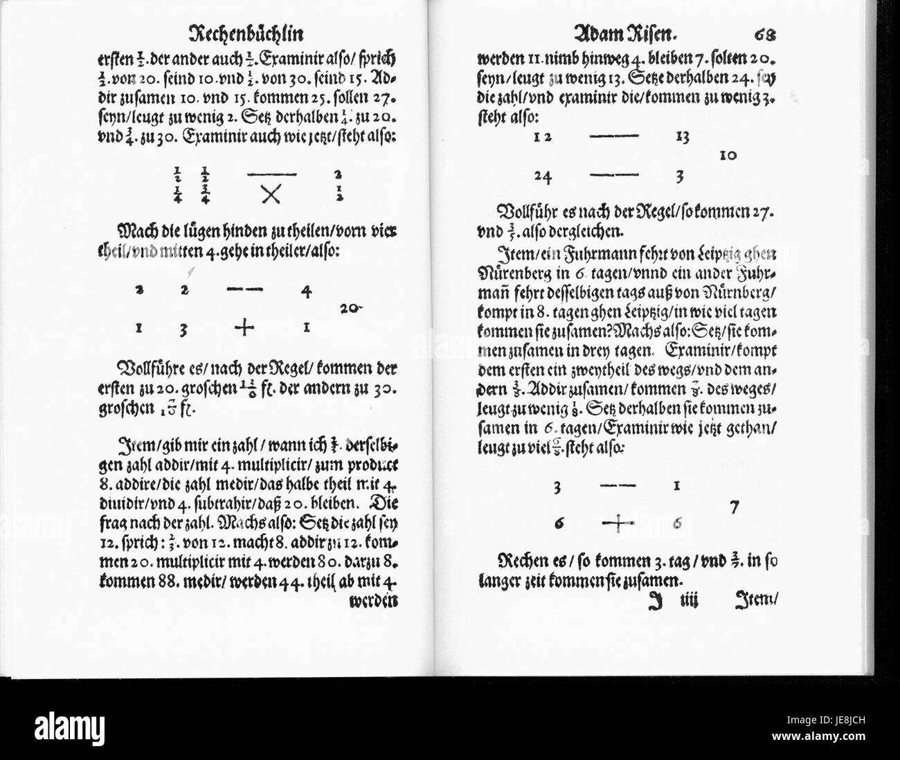This manuscript, 'De Adam Risen Rechbuch,' is a historical document ...