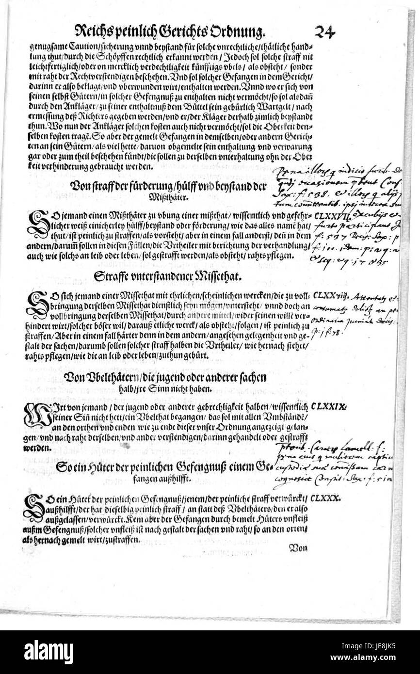 The 'De Constitutio criminalis Carolina,' published in 1577, is a ...