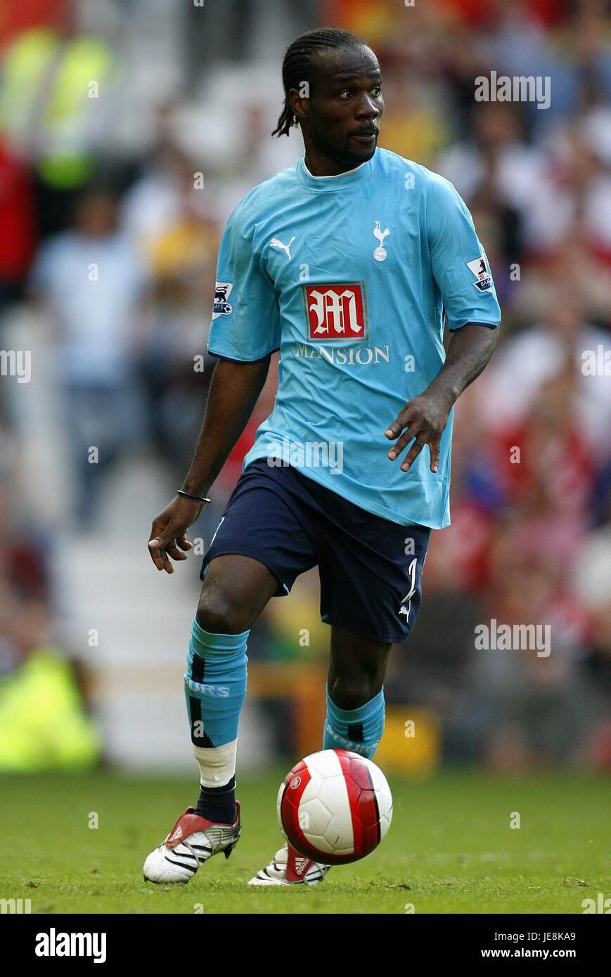 PASCAL CHIMBONDA TOTTENHAM HOTSPUR FC OLD TRAFFORD MANCHESTER ENGLAND ...