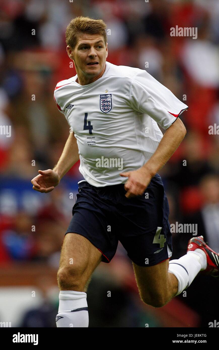 STEVEN GERRARD ENGLAND & LIVERPOOL FC OLD TRAFFORD MANCHESTER ENGLAND ...