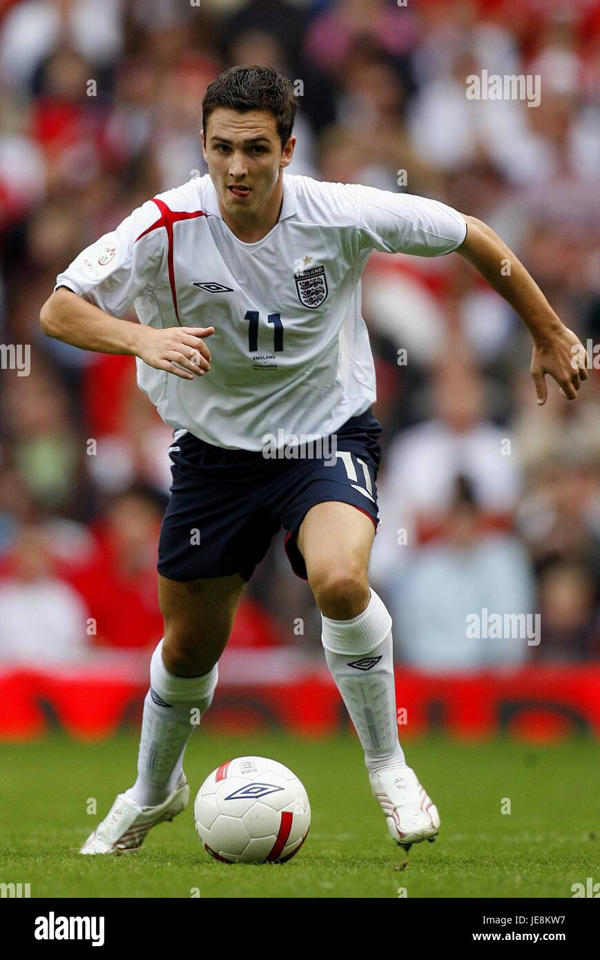 STEWART DOWNING ENGLAND & MIDDLESBROUGH FC OLD TRAFFORD MANCHESTER ...