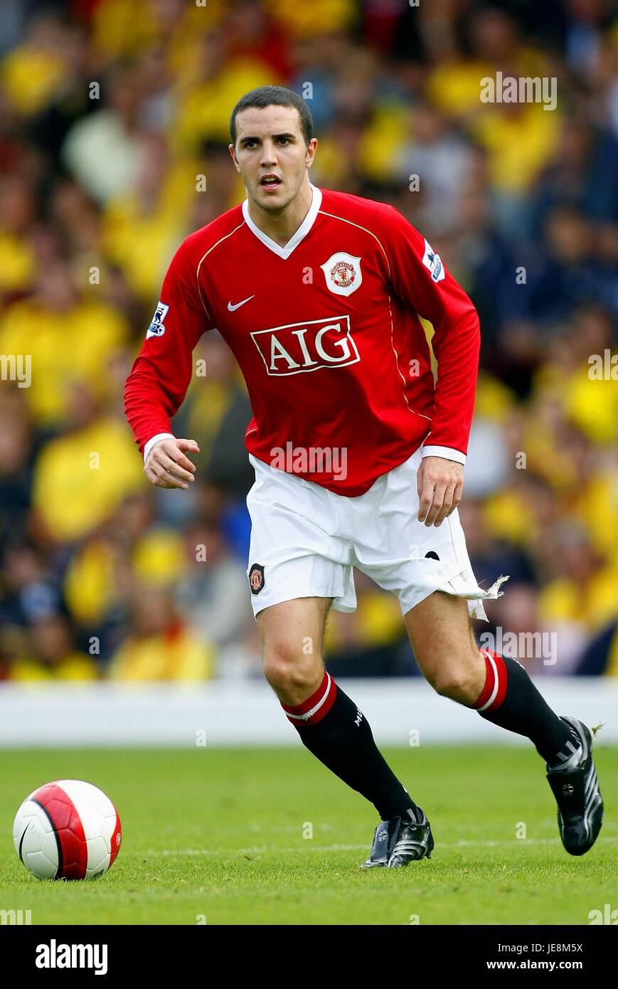 JOHN O'SHEA MANCHESTER UNITED FC VICARAGE ROAD WATFORD ENGLAND 26 ...