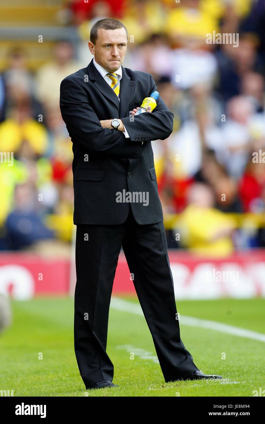 ADRIAN BOOTHROYD WATFORD FC MANAGER VICARAGE ROAD WATFORD ENGLAND 26 ...