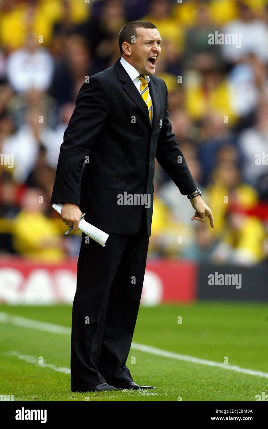 ADRIAN BOOTHROYD WATFORD FC MANAGER VICARAGE ROAD WATFORD ENGLAND 26 ...