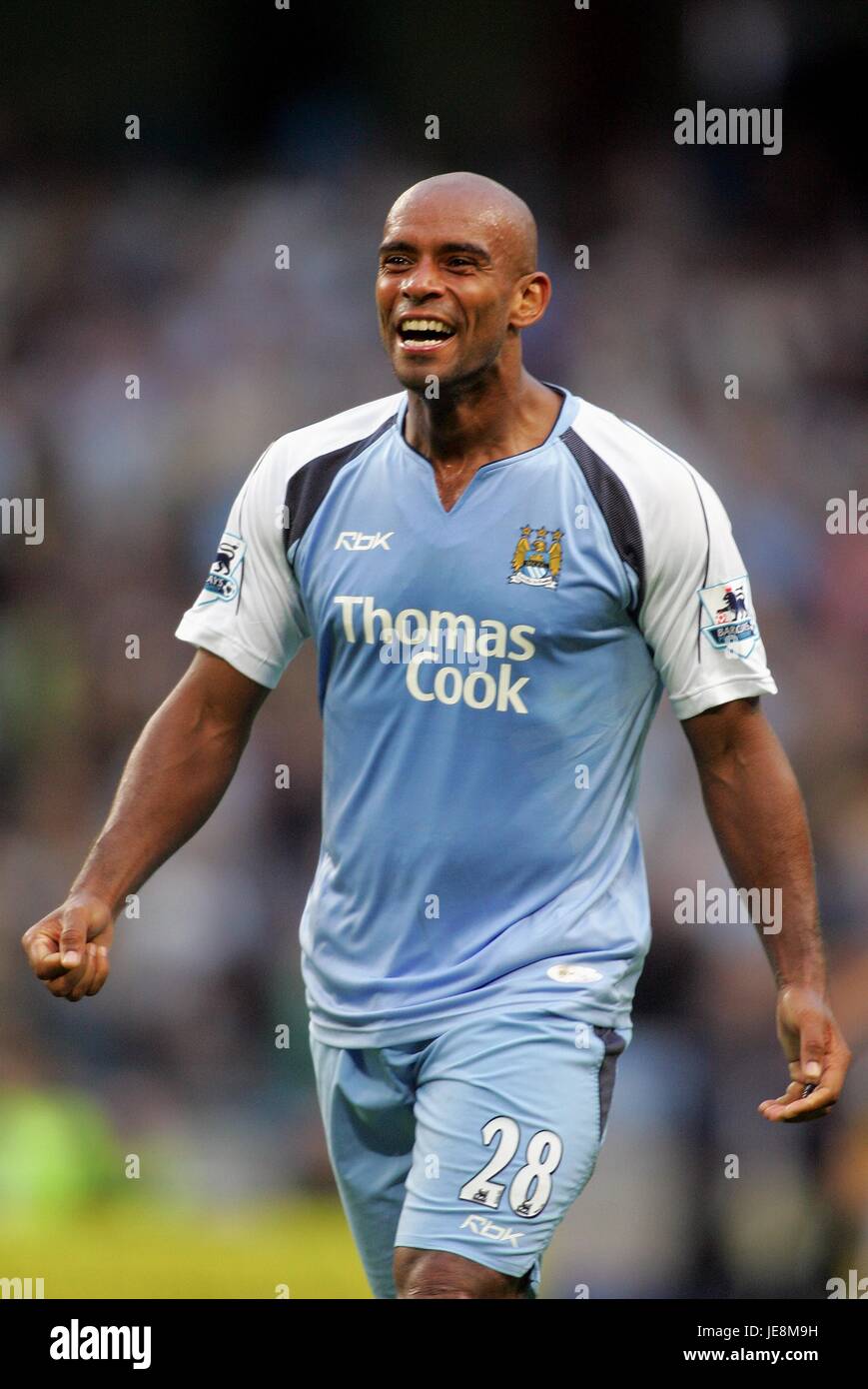 Football Celebrating Trevor Sinclair High Resolution Stock Photography ...