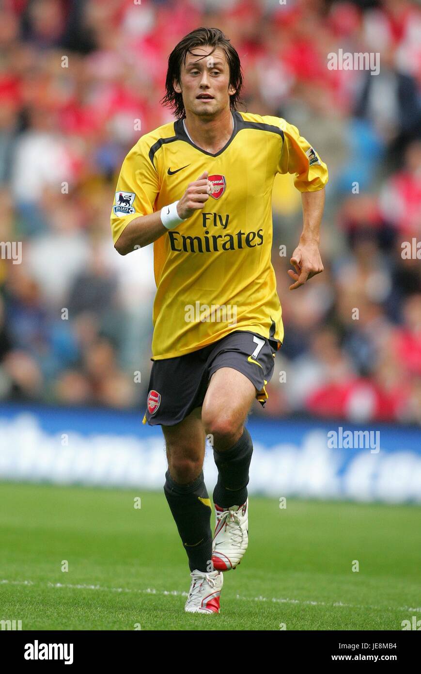 TOMAS ROSICKY ARSENAL FC CITY OF MANCHESTER STADIUM MANCHESTER ENGLAND ...