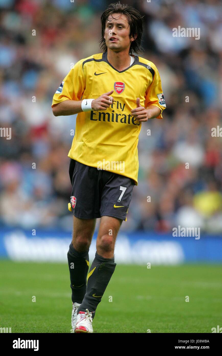 TOMAS ROSICKY ARSENAL FC CITY OF MANCHESTER STADIUM MANCHESTER ENGLAND ...