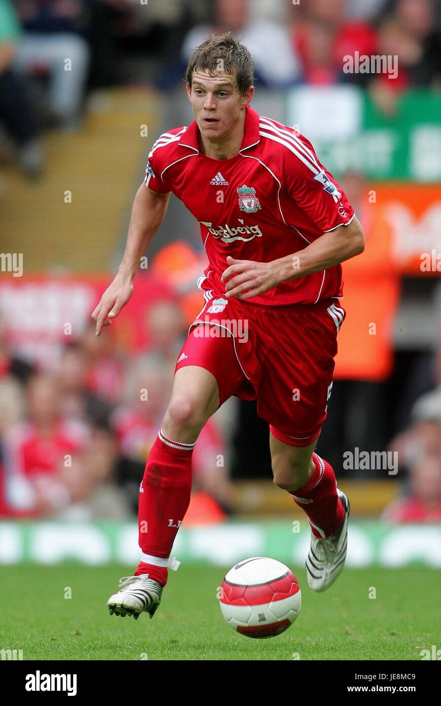 DANIEL AGGER LIVERPOOL FC ANFIELD LIVERPOOL ENGLAND 26 August 2006 ...