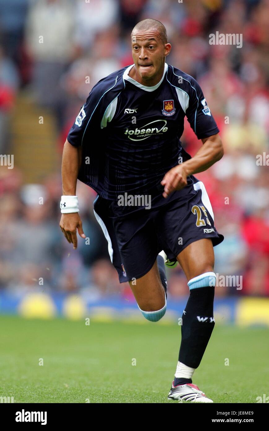 BOBBY ZAMORA WEST HAM UNITED FC ANFIELD LIVERPOOL ENGLAND 26 August ...