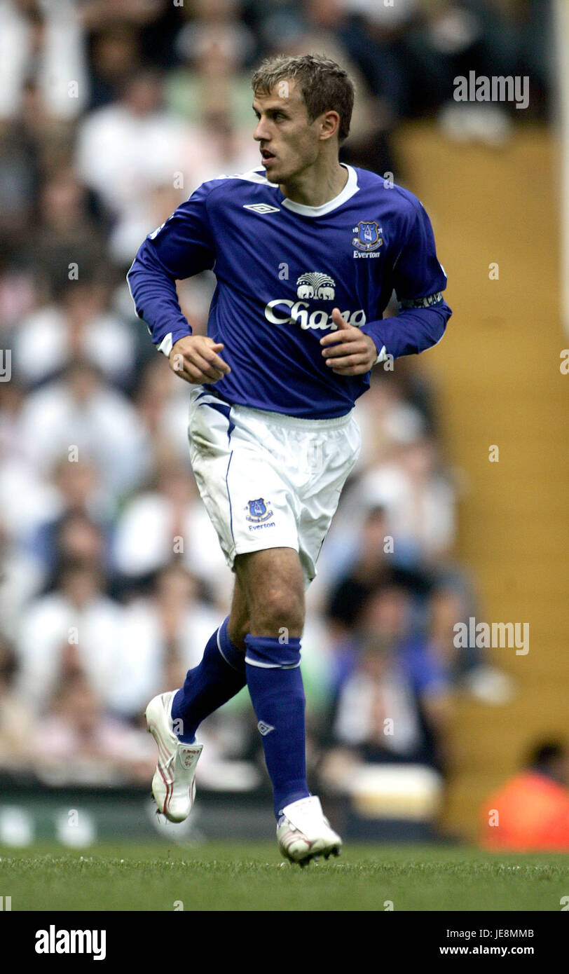 PHIL NEVILLE EVERTON CAPTAIN WHITE HART LANE LONDON ENGLAND 26 August ...