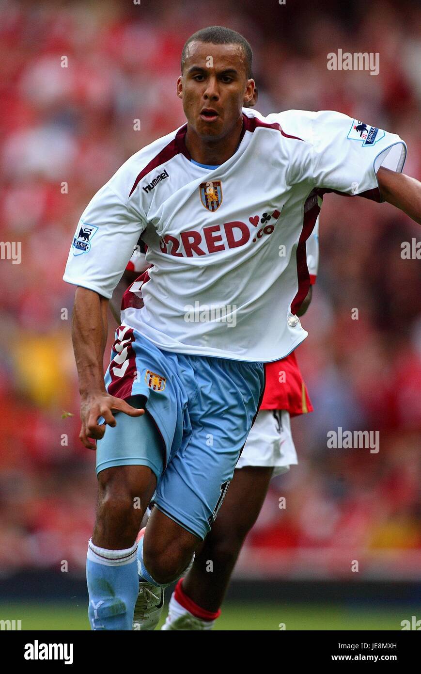 GABRIEL AGBONLAHOR ASTON VILLA FC EMIRATES STADIUM ARSENAL LONDON 19 ...