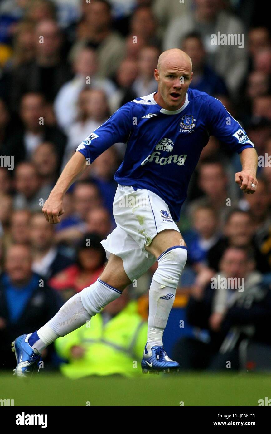 ANDREW JOHNSON EVERTON FC GOODISON PARK LIVERPOOL ENGLAND 19 August ...