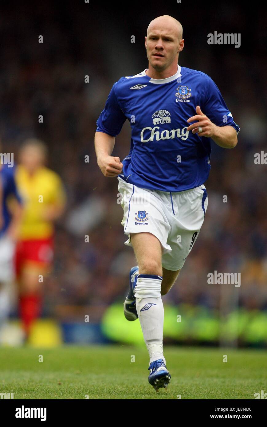 ANDREW JOHNSON EVERTON FC GOODISON PARK LIVERPOOL ENGLAND 19 August ...