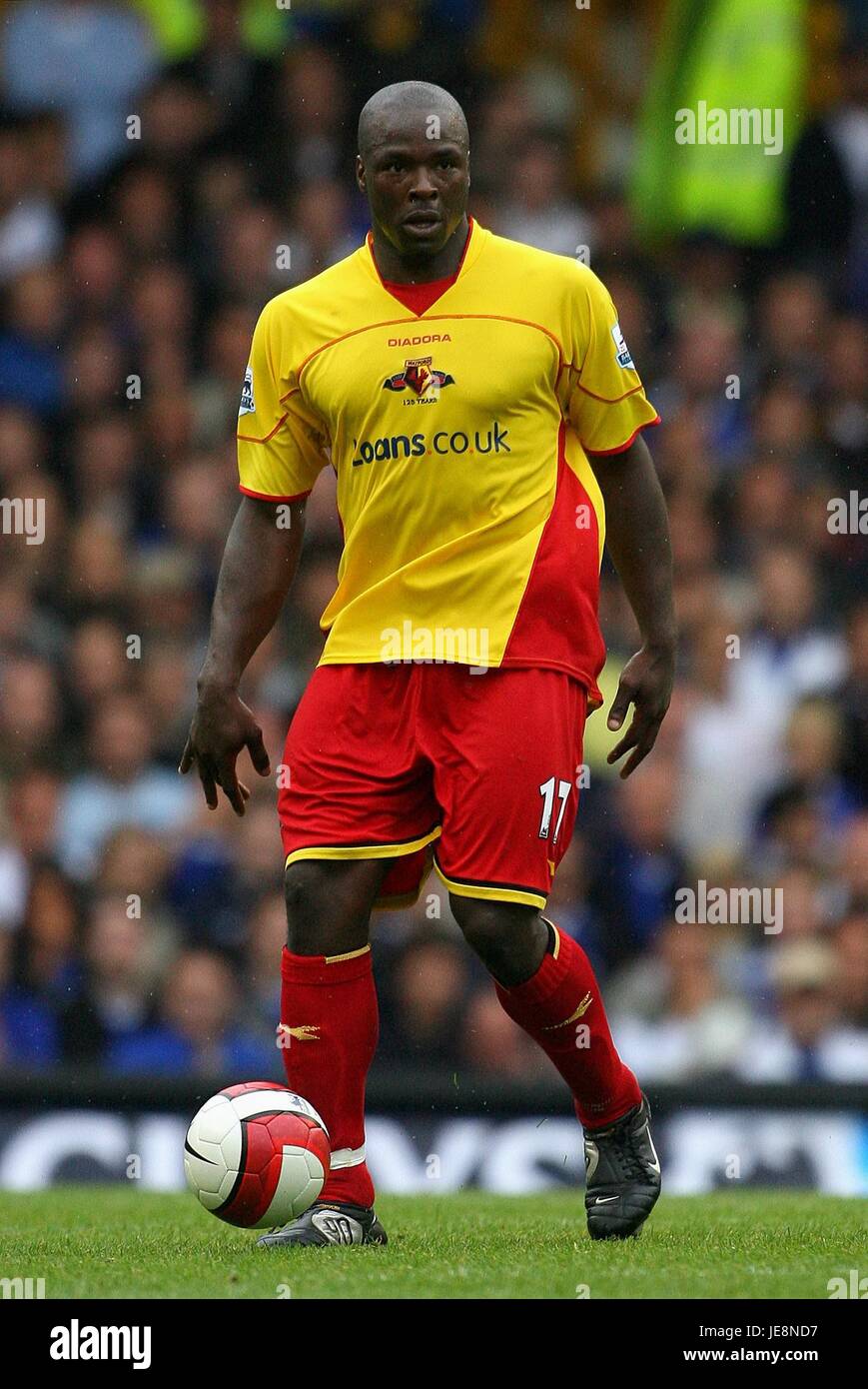 DANNY SHITTU WATFORD FC GOODISON PARK LIVERPOOL ENGLAND 19 August 2006 ...