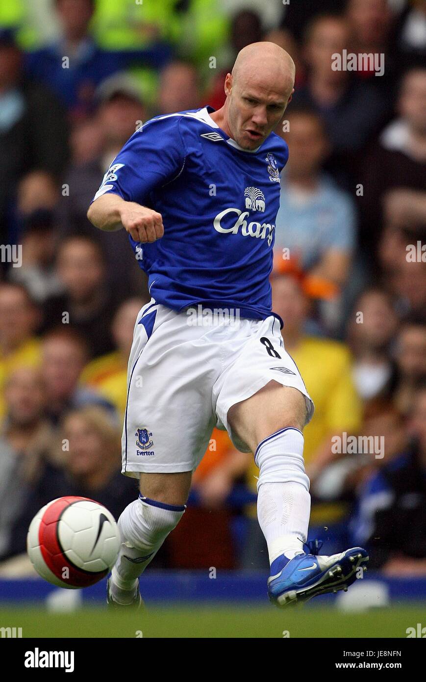 ANDREW JOHNSON EVERTON FC GOODISON PARK LIVERPOOL ENGLAND 19 August ...