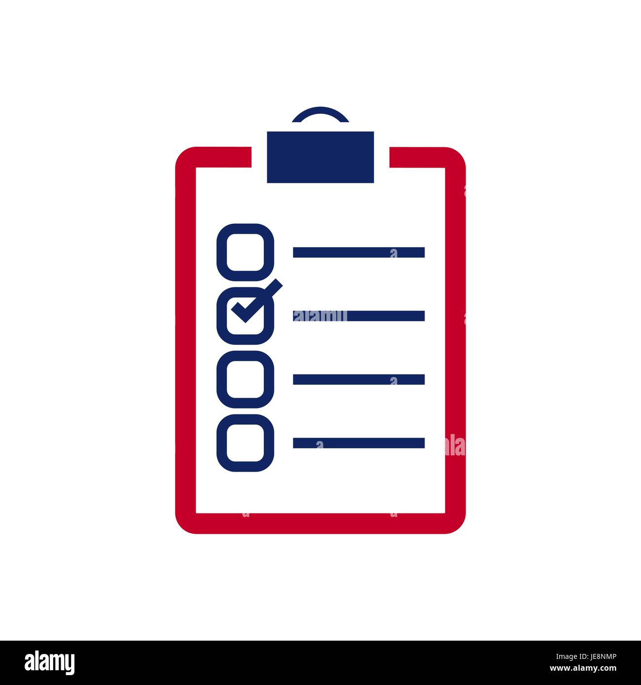 vector illustration of election ballot/questionnaire/check boxes or ...