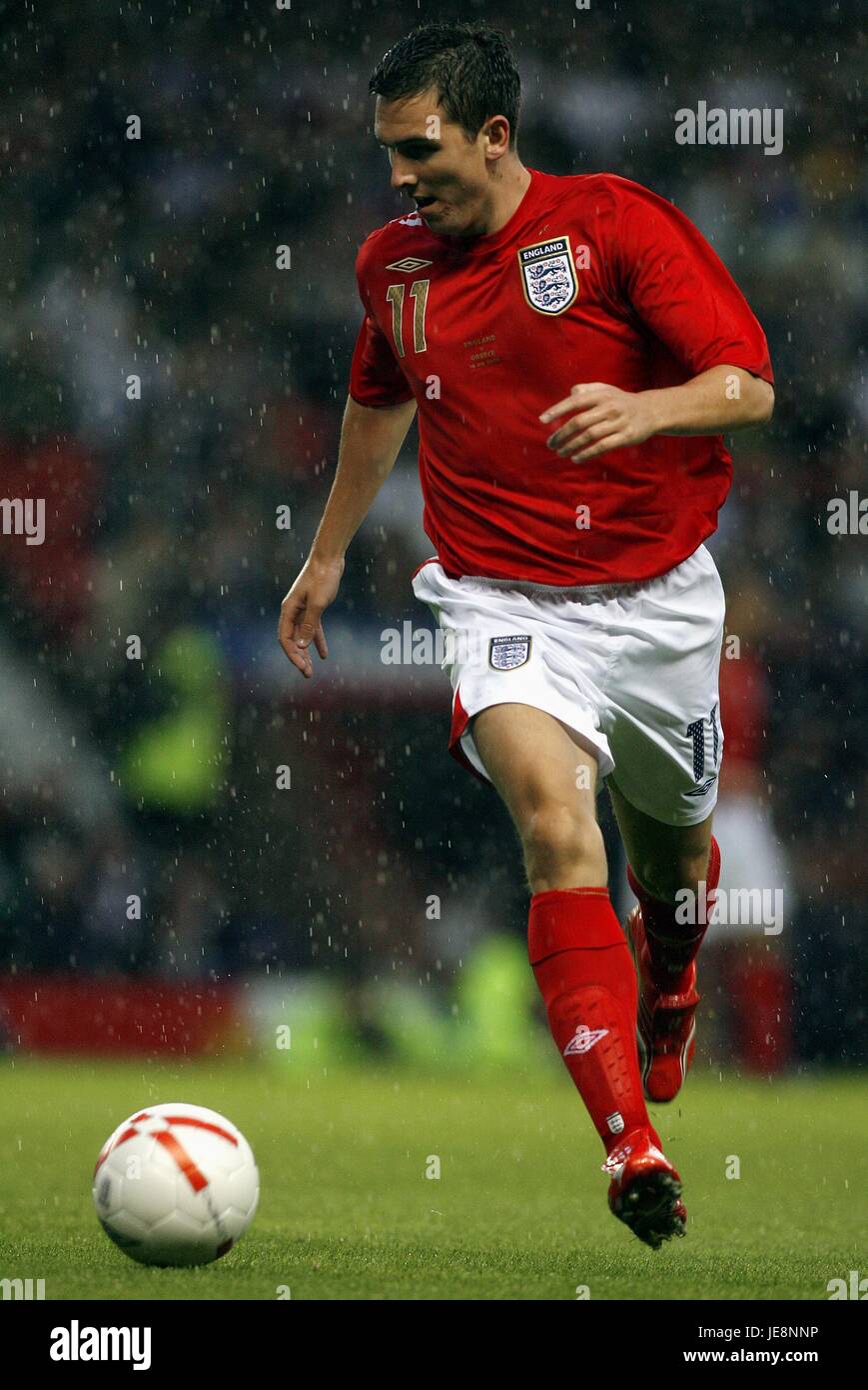 STEWART DOWNING ENGLAND & MIDDLESBOROUGH FC OLD TRAFFORD MANCHESTER ...