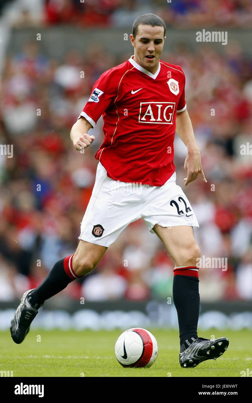 JOHN O'SHEA MANCHESTER UNITED FC OLD TRAFFORD MANCHESTER ENGLAND 12 ...