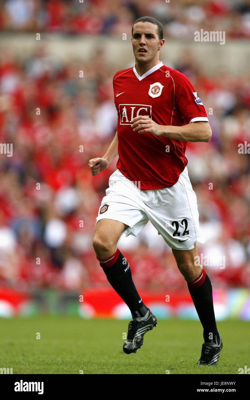 JOHN O'SHEA MANCHESTER UNITED FC OLD TRAFFORD MANCHESTER ENGLAND 12 ...