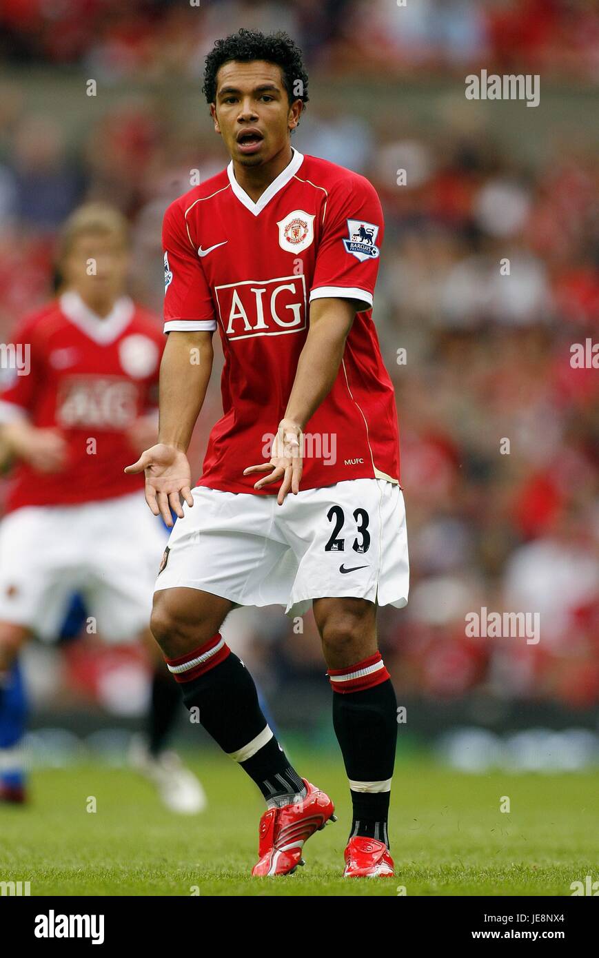 KIERAN RICHARDSON MANCHESTER UNITED FC OLD TRAFFORD MANCHESTER ENGLAND ...