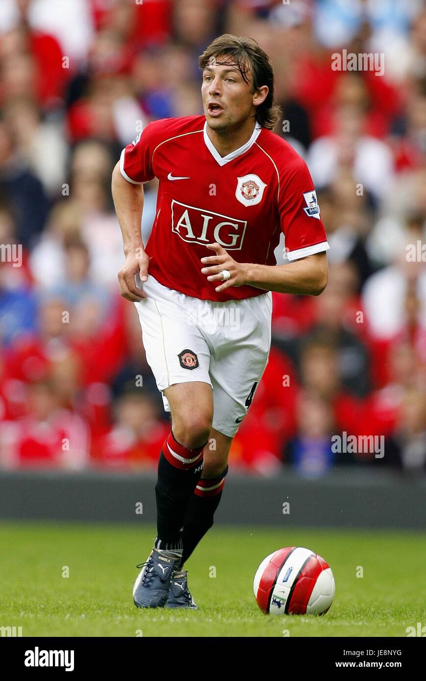 GABRIEL HEINZE MANCHESTER UNITED FC OLD TRAFFORD MANCHESTER ENGLAND 12 ...