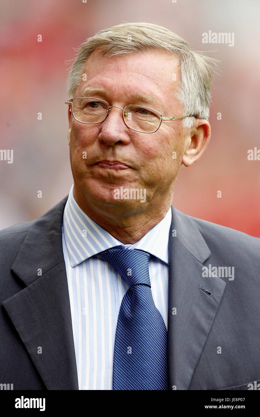 SIR ALEX FERGUSON MANCHESTER UNITED MANAGER OLD TRAFFORD MANCHESTER ...