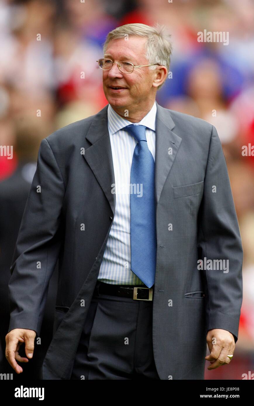 SIR ALEX FERGUSON MANCHESTER UNITED MANAGER OLD TRAFFORD MANCHESTER ...