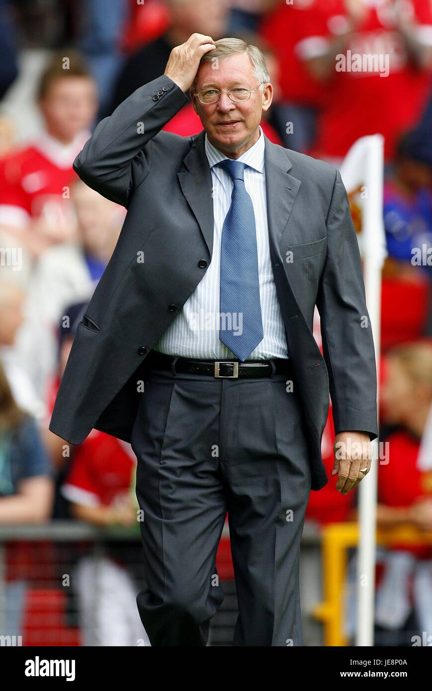 SIR ALEX FERGUSON MANCHESTER UNITED MANAGER OLD TRAFFORD MANCHESTER ...