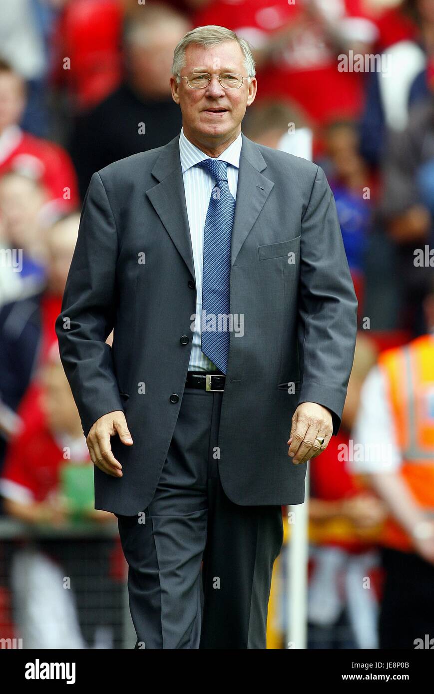 SIR ALEX FERGUSON MANCHESTER UNITED MANAGER OLD TRAFFORD MANCHESTER ...