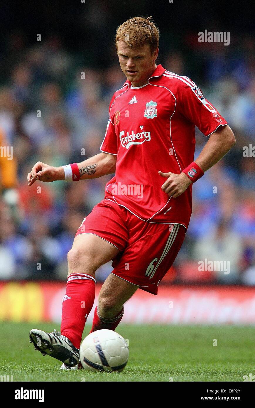 JOHN ARNE RIISE LIVERPOOL FC MILLENNIUM STADIUM CARDIFF WALES 13 August ...