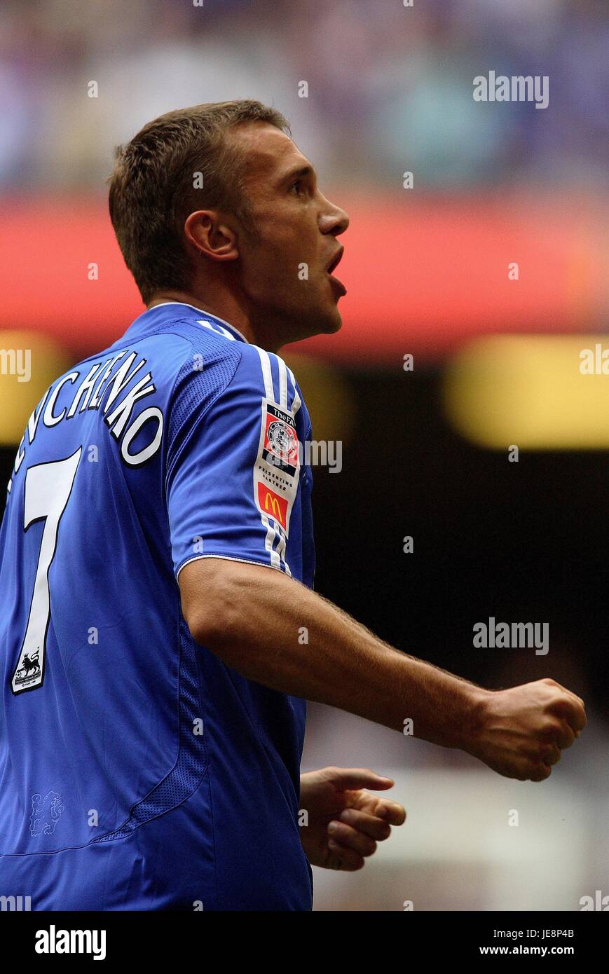 ANDRIY SHEVCHENKO CHELSEA FC MILLENNIUM STADIUM CARDIFF WALES 13 August ...