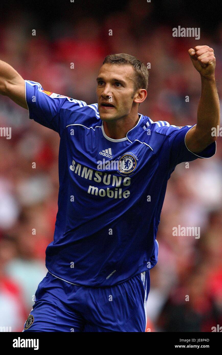ANDRIY SHEVCHENKO CHELSEA FC MILLENNIUM STADIUM CARDIFF WALES 13 August ...