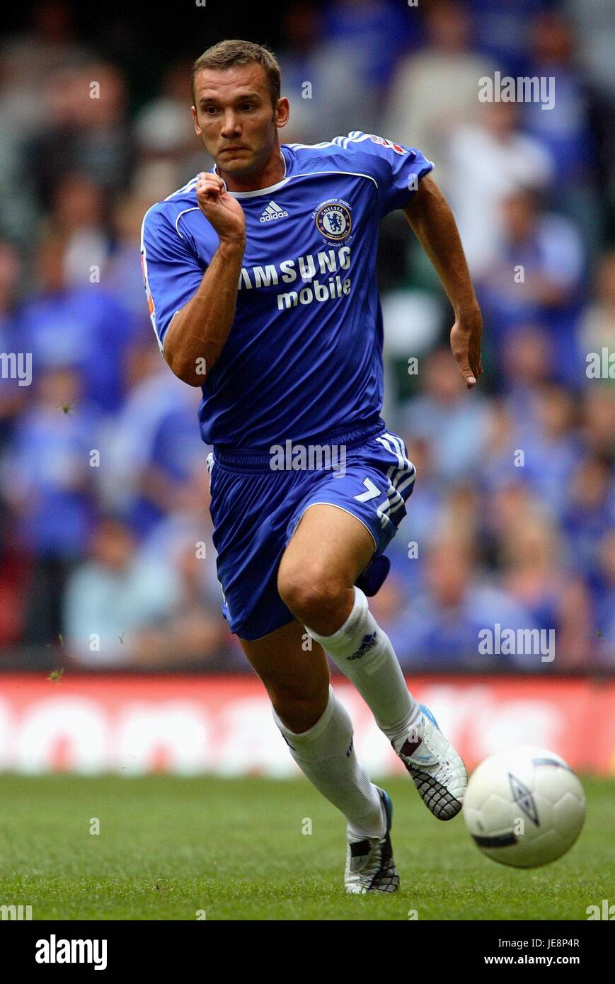 ANDRIY SHEVCHENKO CHELSEA FC MILLENNIUM STADIUM CARDIFF WALES 13 August ...