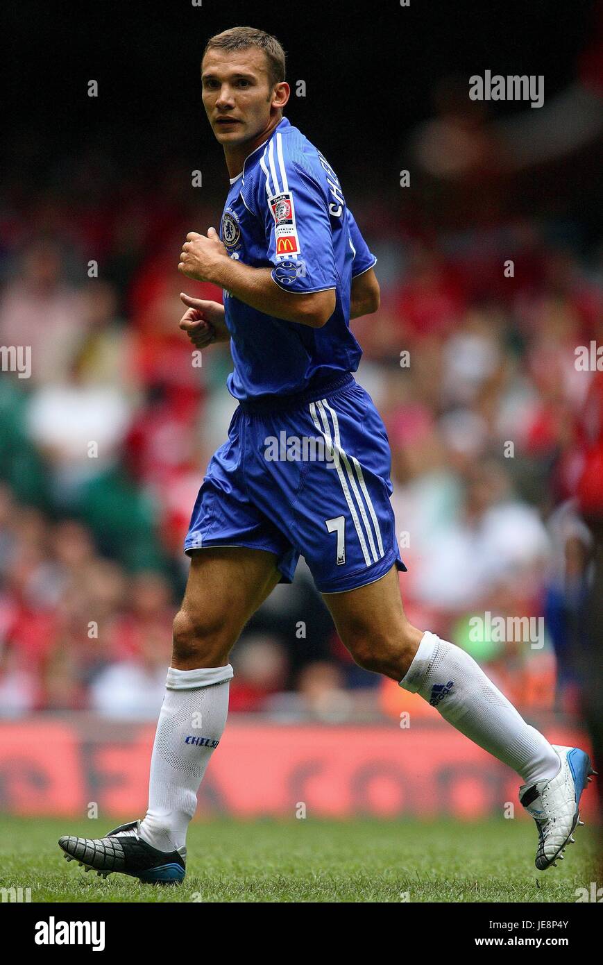 ANDRIY SHEVCHENKO CHELSEA FC MILLENNIUM STADIUM CARDIFF WALES 13 August ...