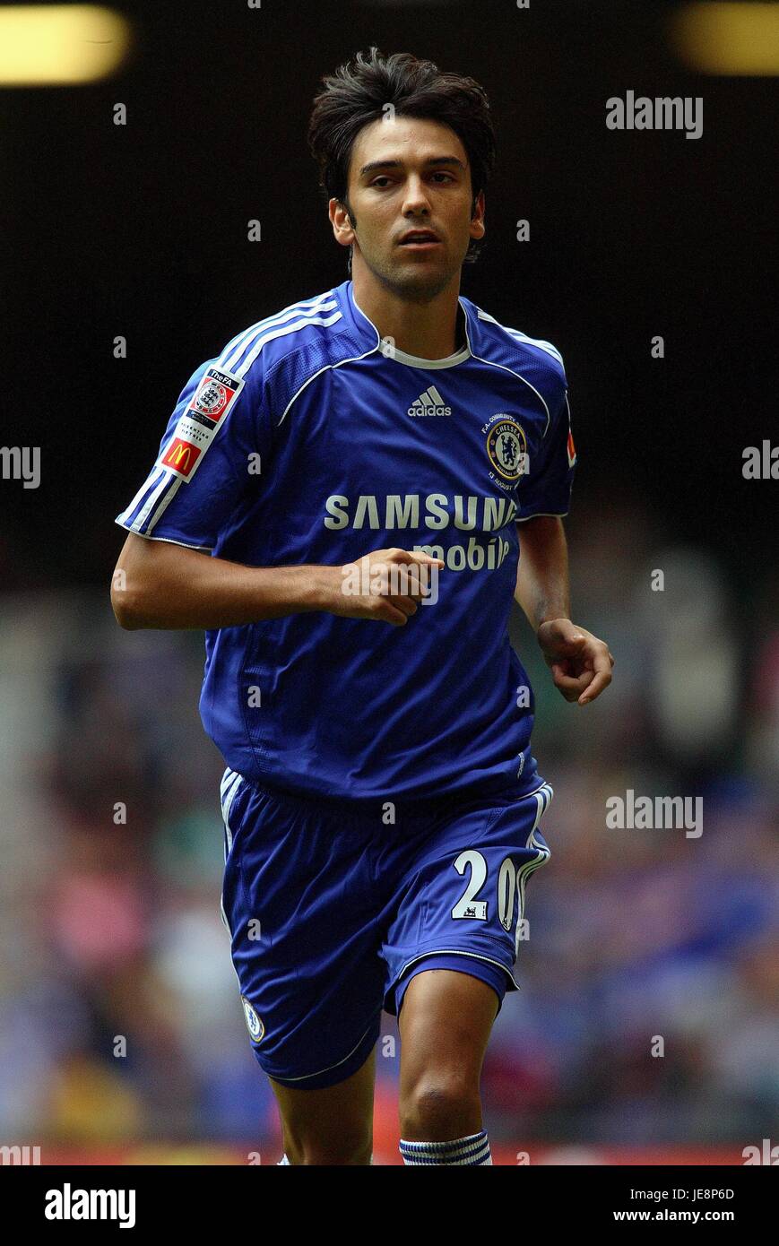 PAULO FERREIRA CHELSEA FC MILLENNIUM STADIUM CARDIFF WALES 13 August ...