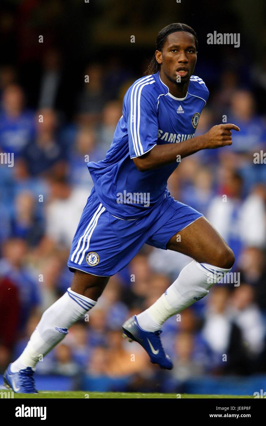 DIDIER DROGBA CHELSEA FC STAMFORD BRIDGE CHELSEA ENGLAND 09 August 2006 ...