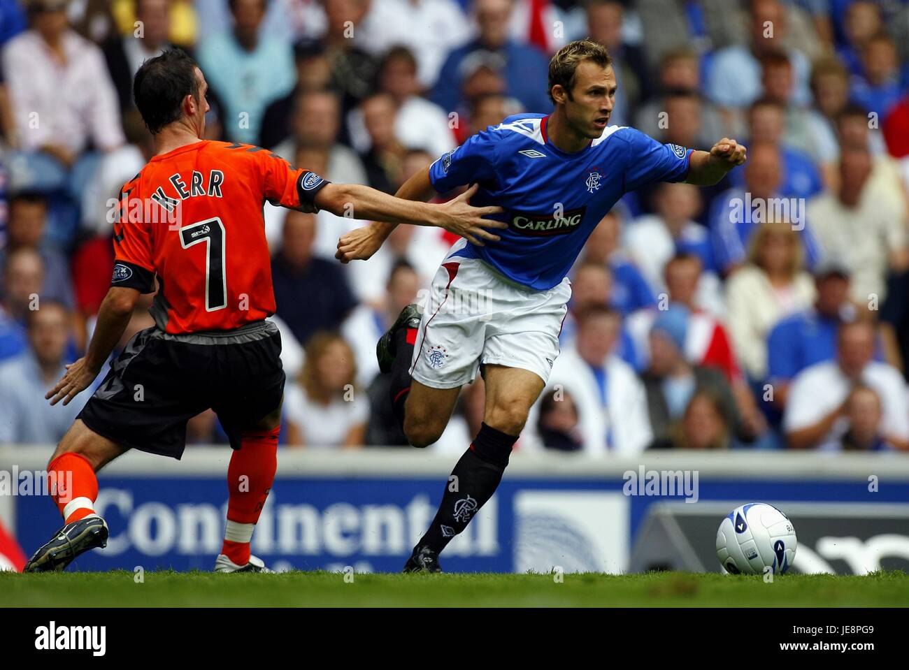 THOMAS BUFFEL & MARK KERR RANGERS V DUNDEE UNITED IBROX STADIUM GLASGOW ...