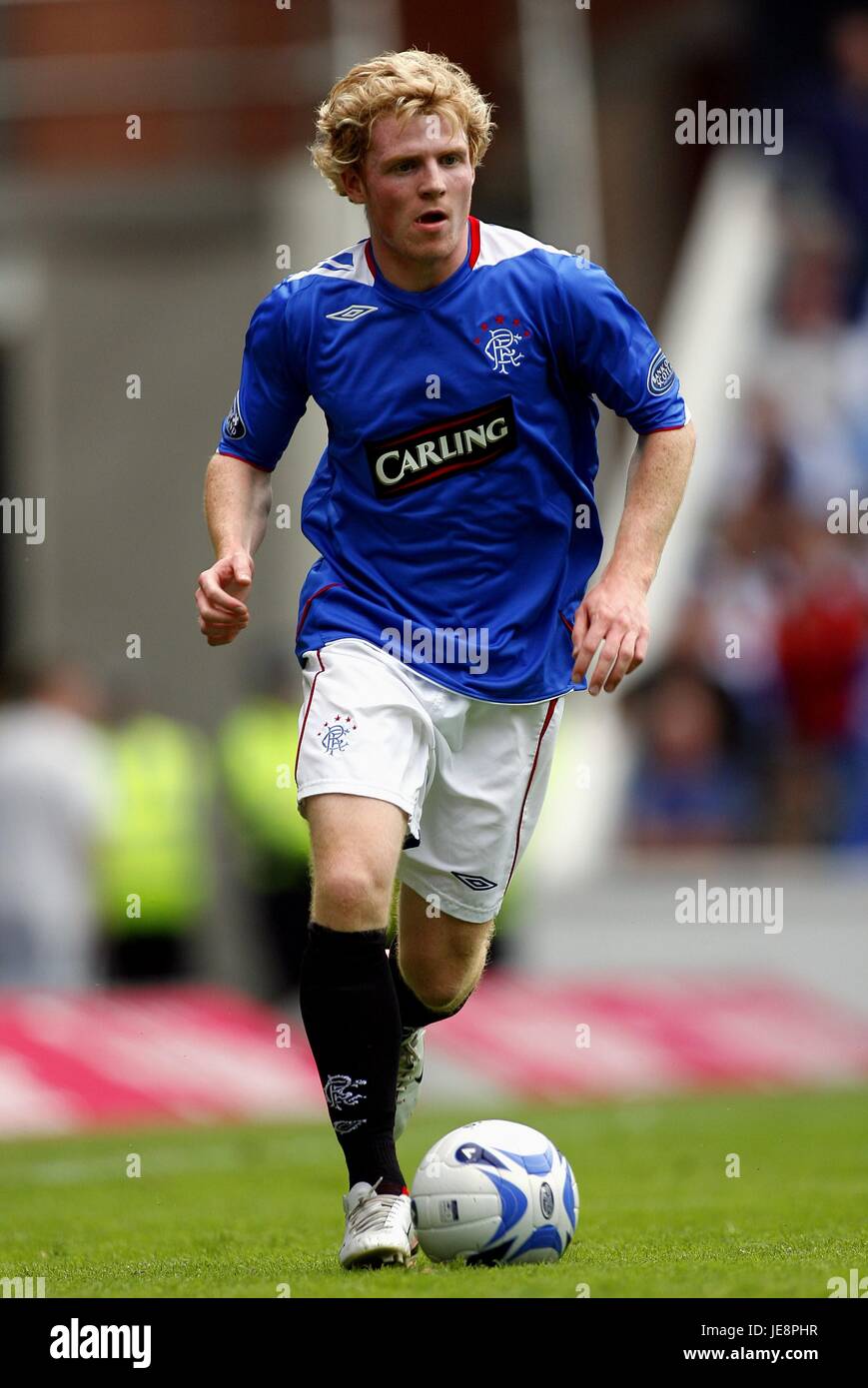CHRIS BURKE GLASGOW RANGERS FC IBROX STADIUM GLASGOW SCOTLAND 05 August ...