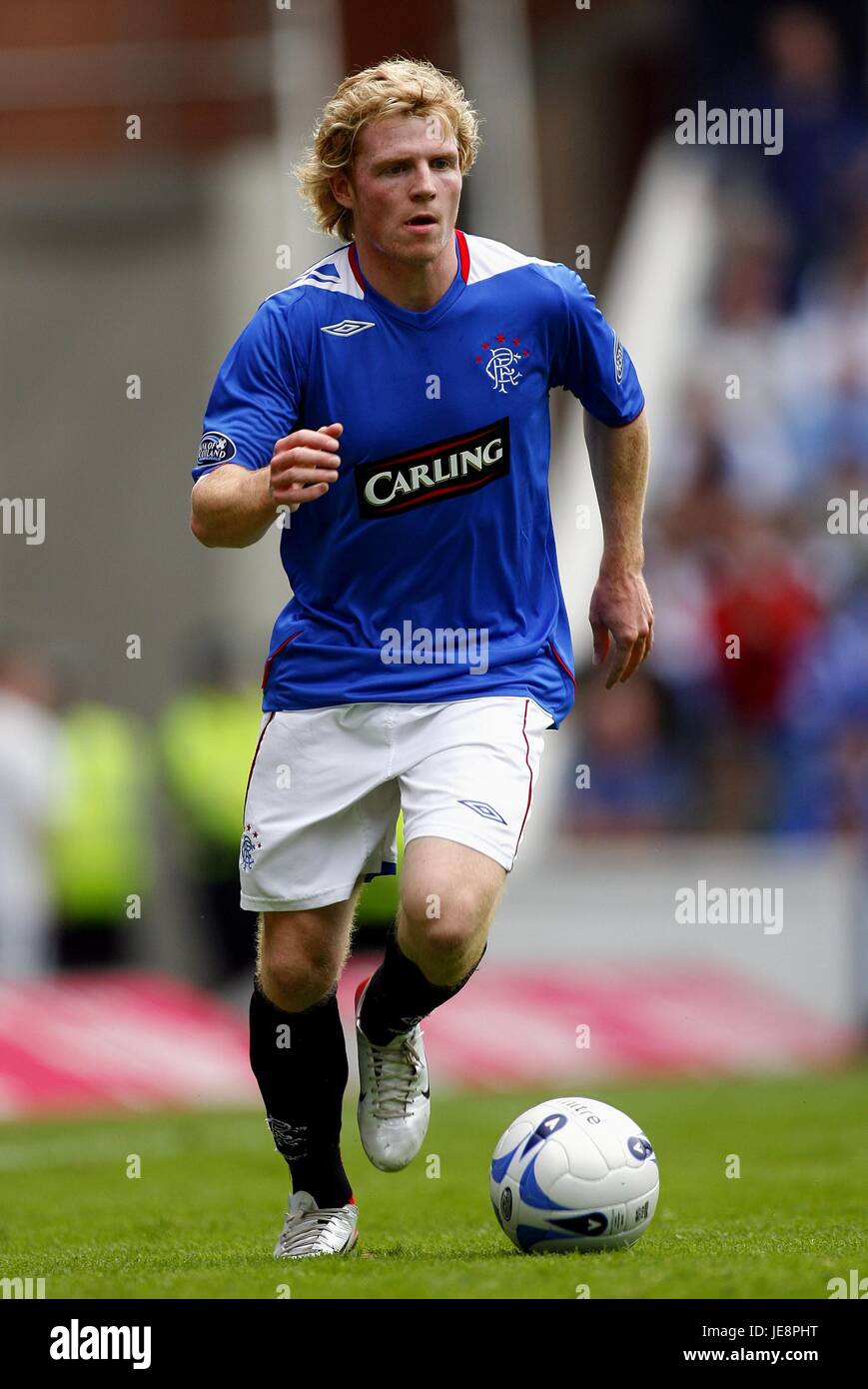 CHRIS BURKE GLASGOW RANGERS FC IBROX STADIUM GLASGOW SCOTLAND 05 August ...