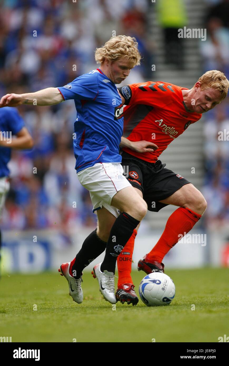 CHRIS BURKE & BARRY ROBSON RANGERS V DUNDEE UNITED IBROX STADIUM ...