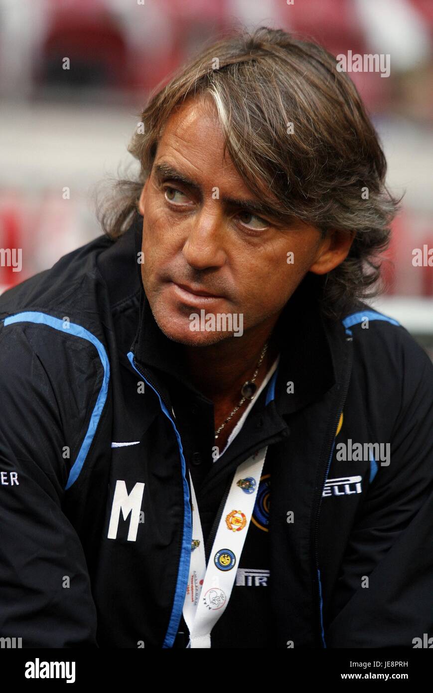 ROBERTO MANCINI INTER MILAN MANAGER AMSTERDAM ARENA AMSTERDAM HOLLAND ...