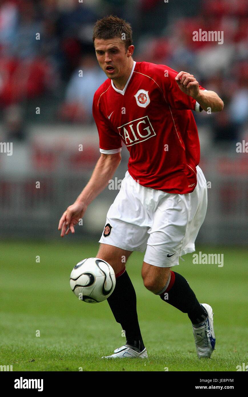MICHAEL CARRICK MANCHESTER UNITED FC AMSTERDAM ARENA AMSTERDAM HOLLAND ...