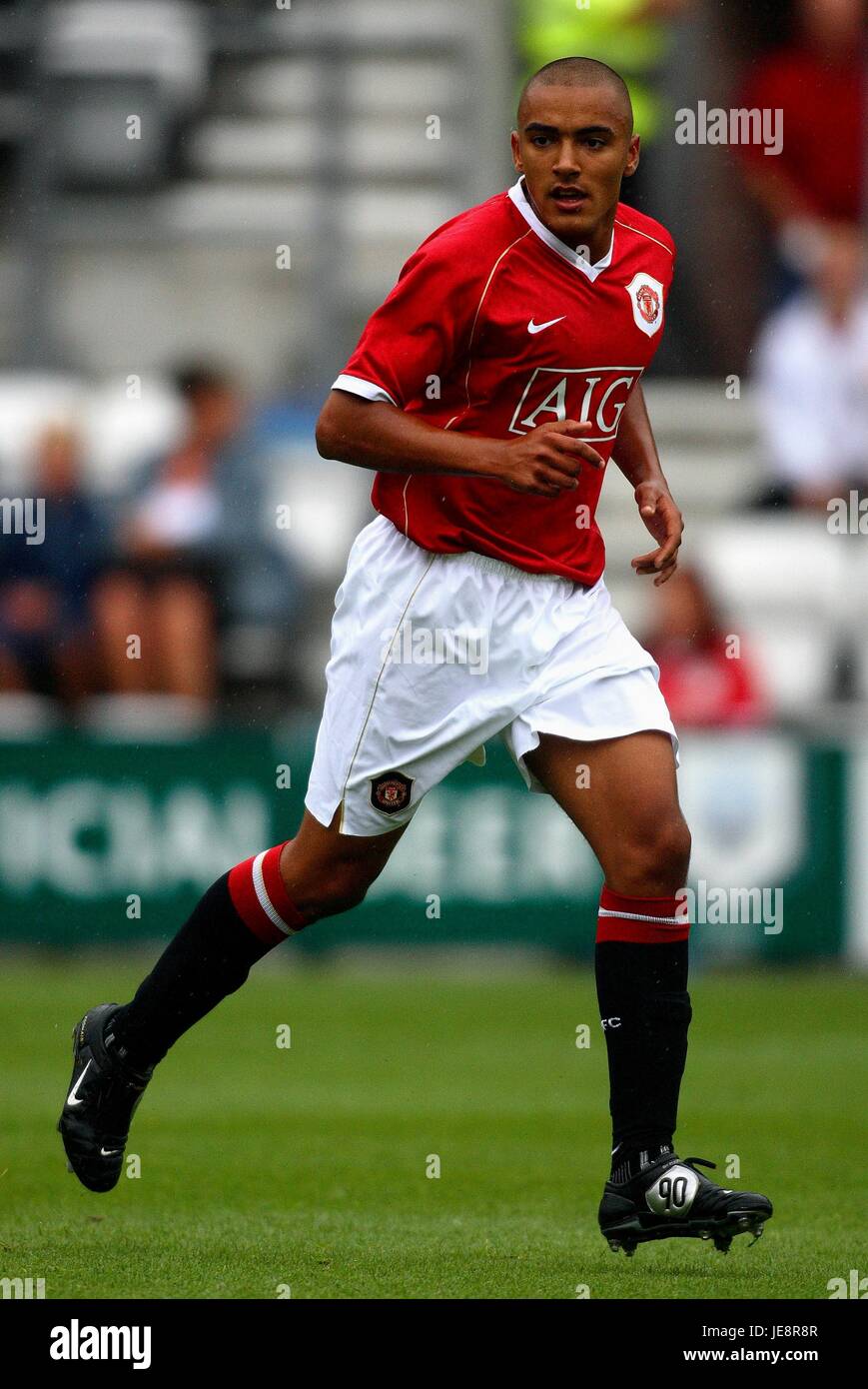 DANNY SIMPSON MANCHESTER UNITED FC DEEPDALE PRESTON ENGLAND 29 July ...